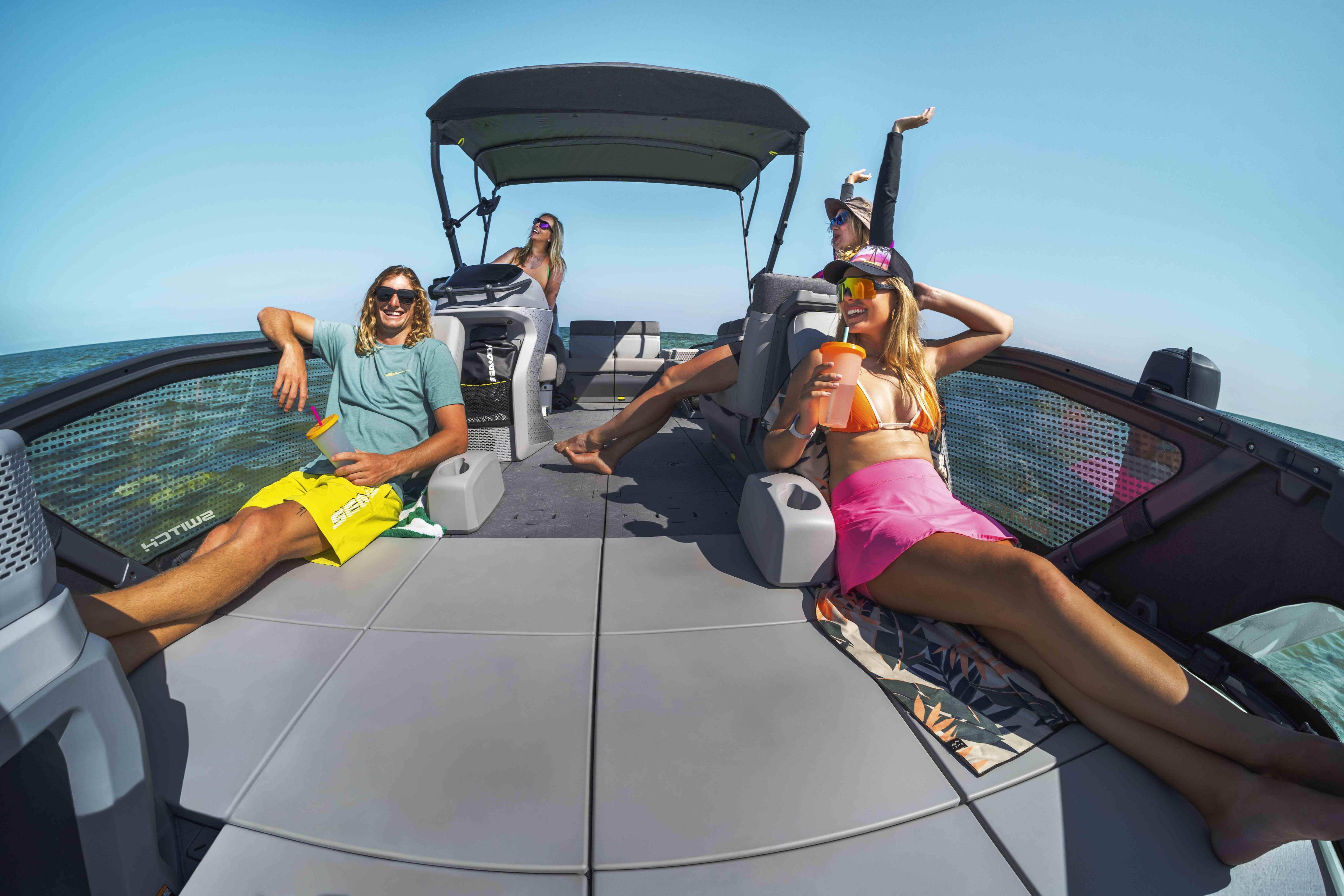 Water Sports Pontoon Boats - Sea-Doo